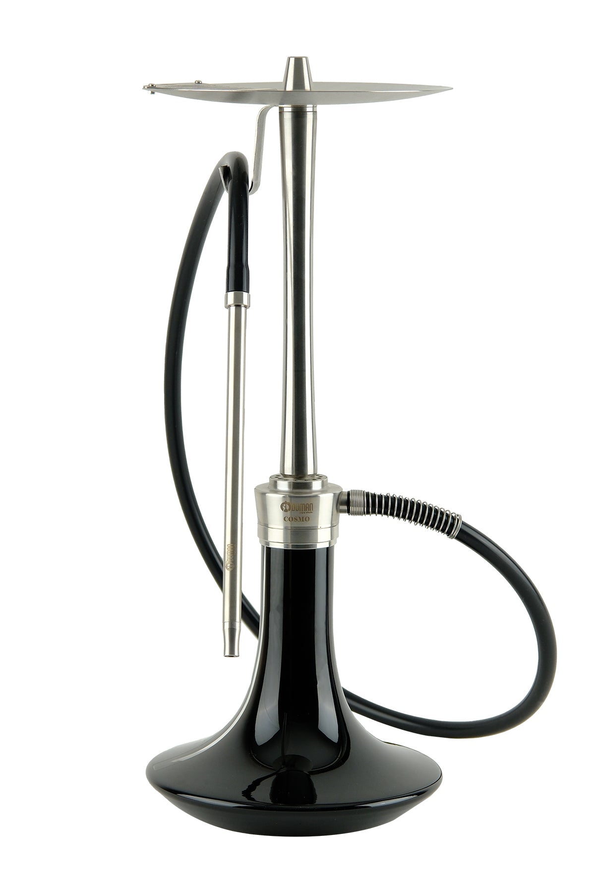 ODUMAN COSMO HOOKAH - SILVER BODY-BLACK GLASS – ODUMAN USA LLC